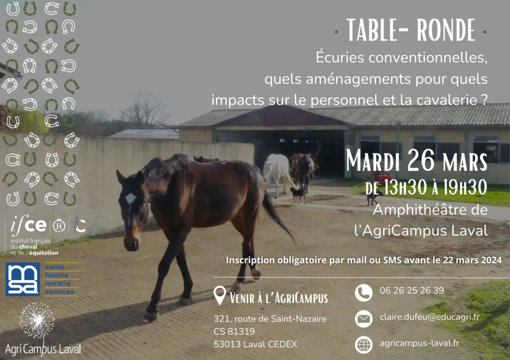 Table-Ronde - Atelier Hippique - AgriCampus Laval