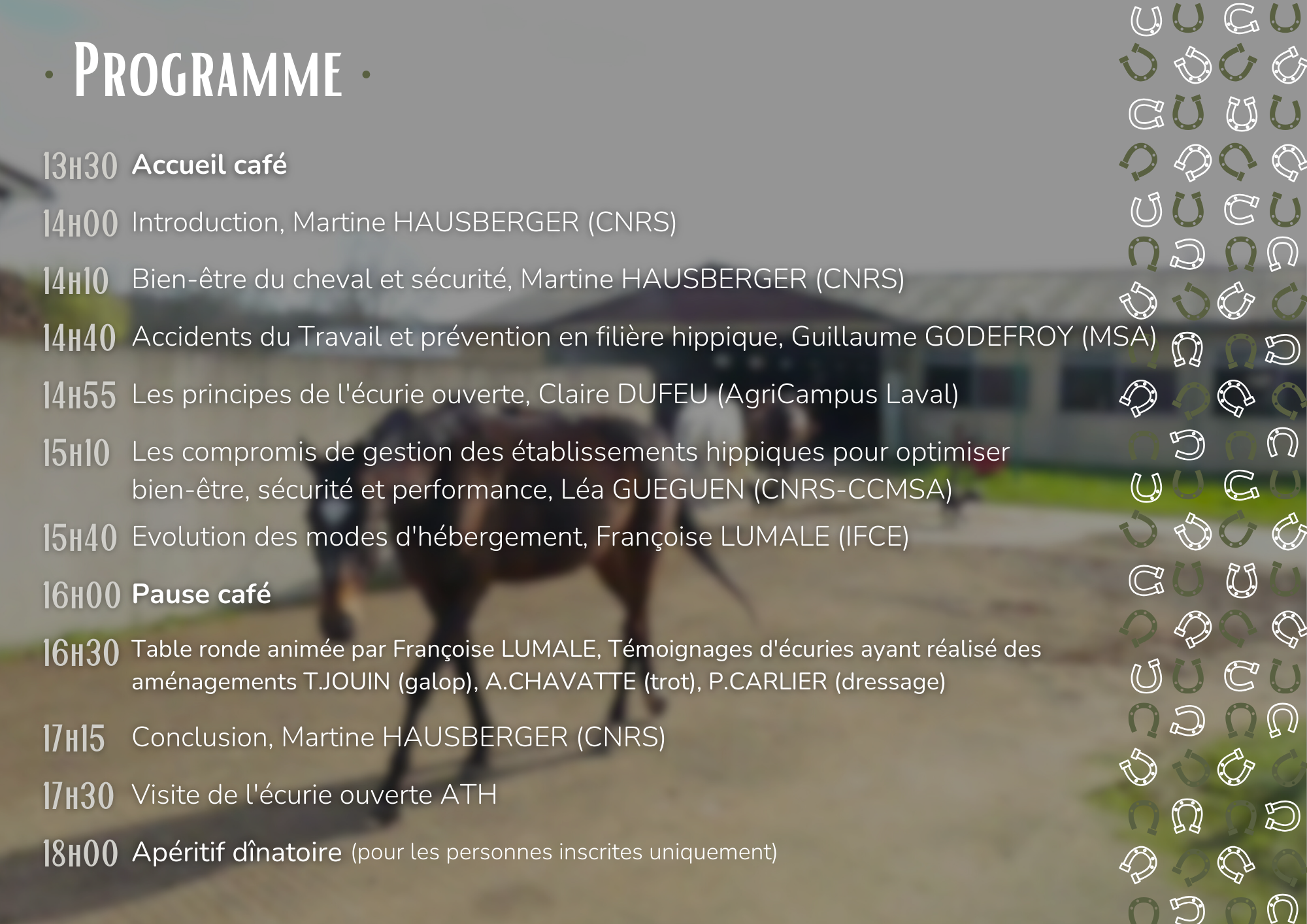 Table-Ronde - Atelier Hippique - AgriCampus Laval